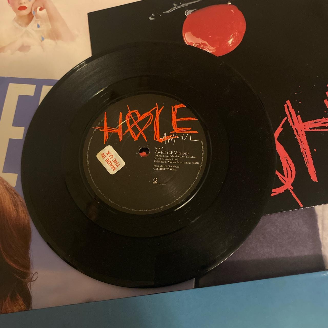 Courtney Love / hole 2 single vinyl Songs: awful... - Depop
