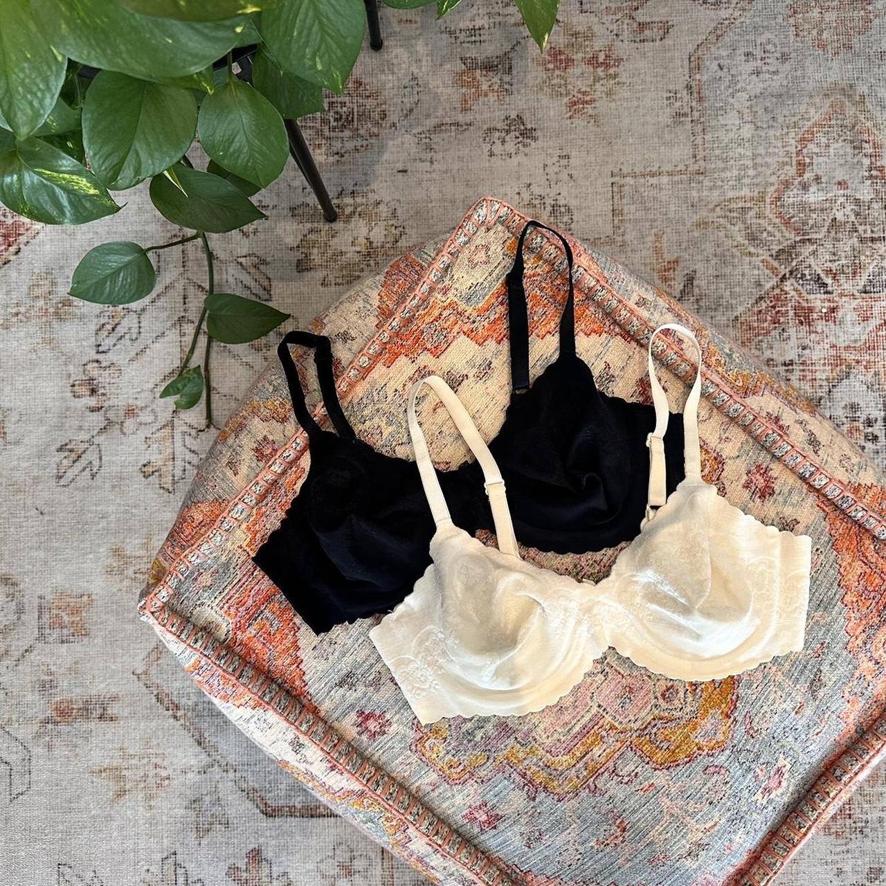 SET OF 2 VINTAGE BRAS very well worn vintage bras,... - Depop