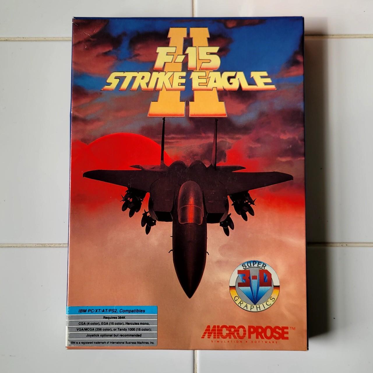 Vintage F-15 Strike Eagle II MicroProse Simulation... - Depop