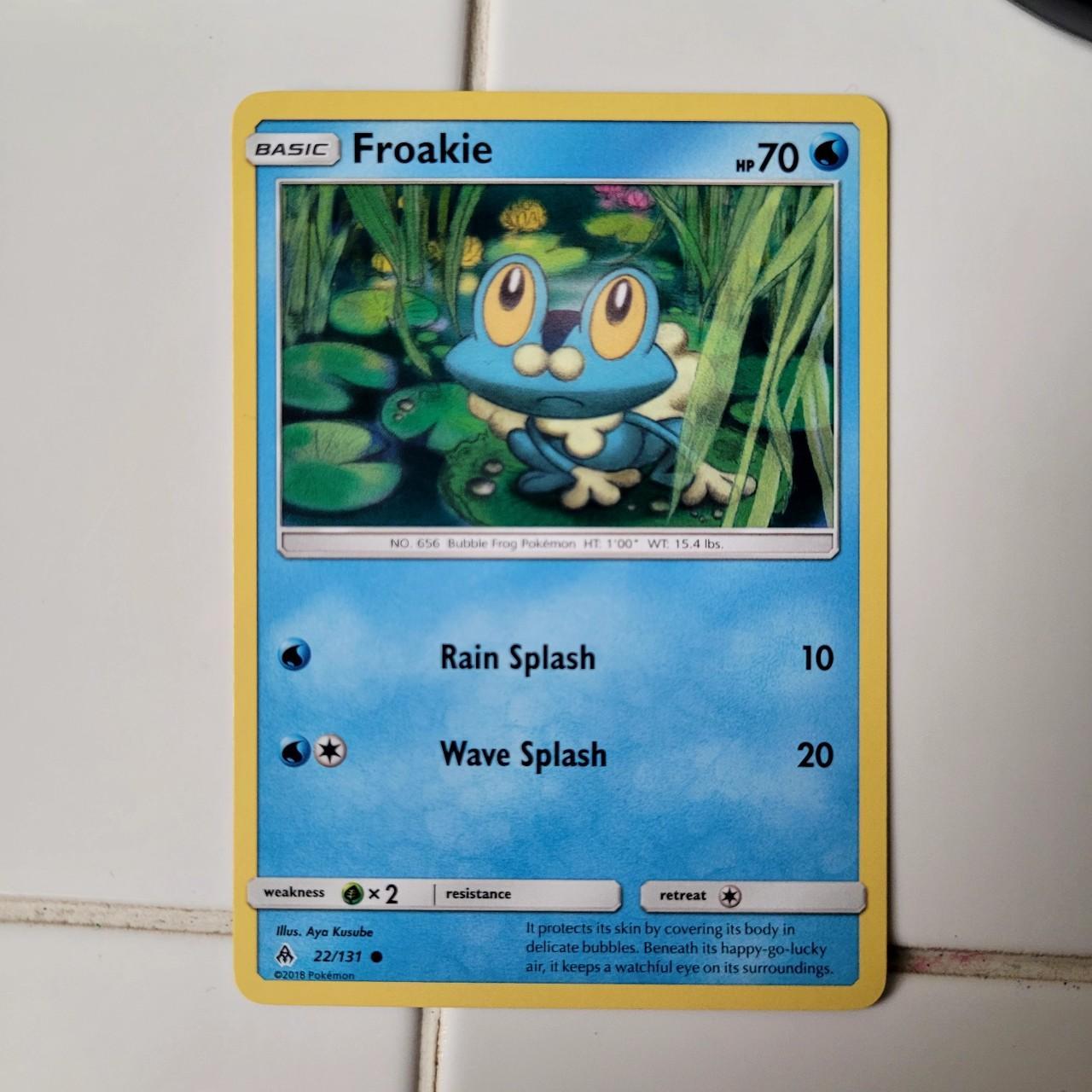 Basic Froakie trading Pokémon card 2018. Type:... - Depop