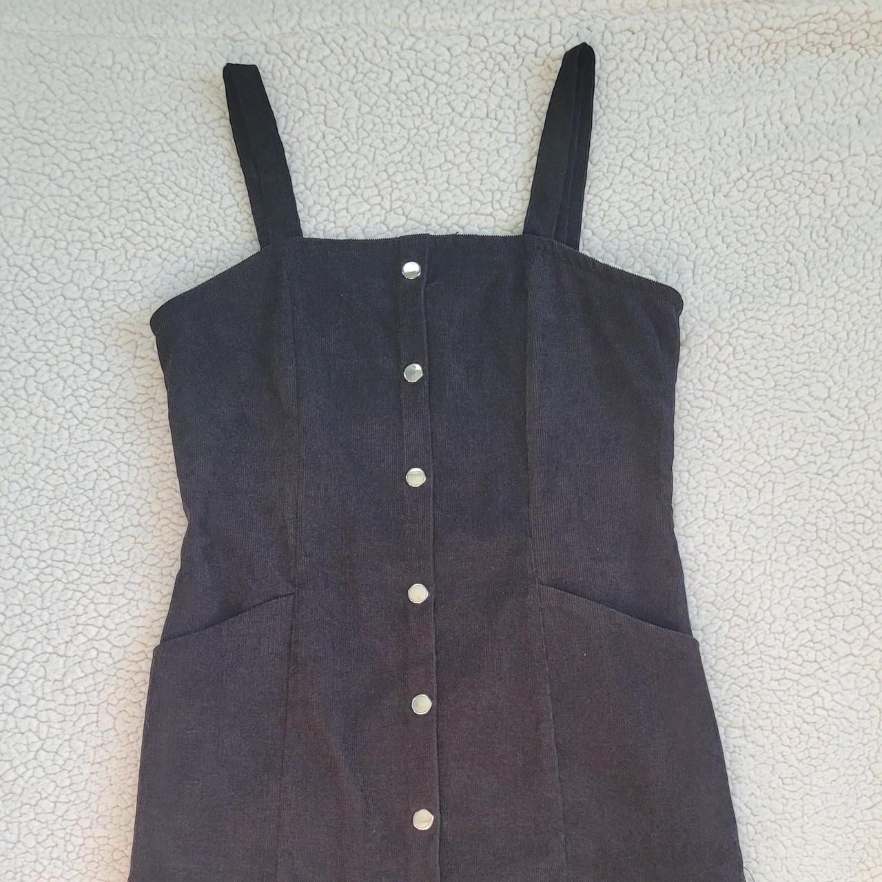 RomWe black mini dress. Non-adjustable... - Depop