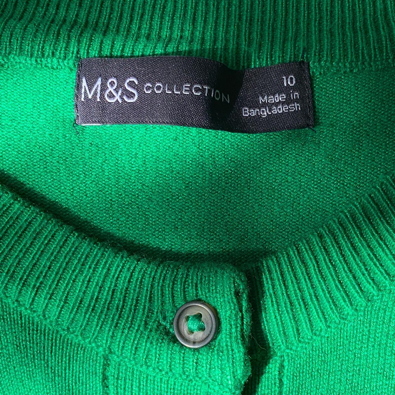 Green Marks and Spencer cardigan. Never worn... - Depop