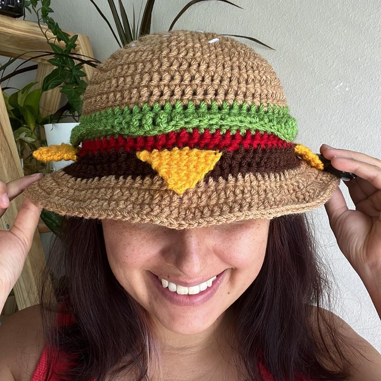 Burger bucket hat. It’s back! ️ 🚫No offers. The... - Depop