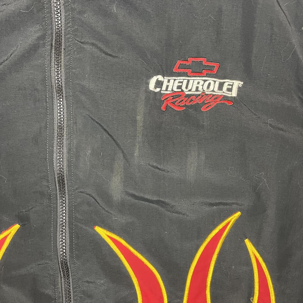 CHEVROLET RACING CRUISING SPORTS FLAMES JACKET -... - Depop