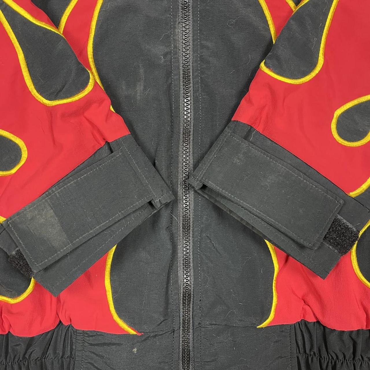 CHEVROLET RACING CRUISING SPORTS FLAMES JACKET -... - Depop