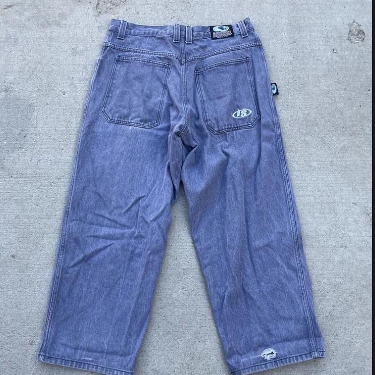 Vintage Interstate Jeans Grey. Good condition with... - Depop