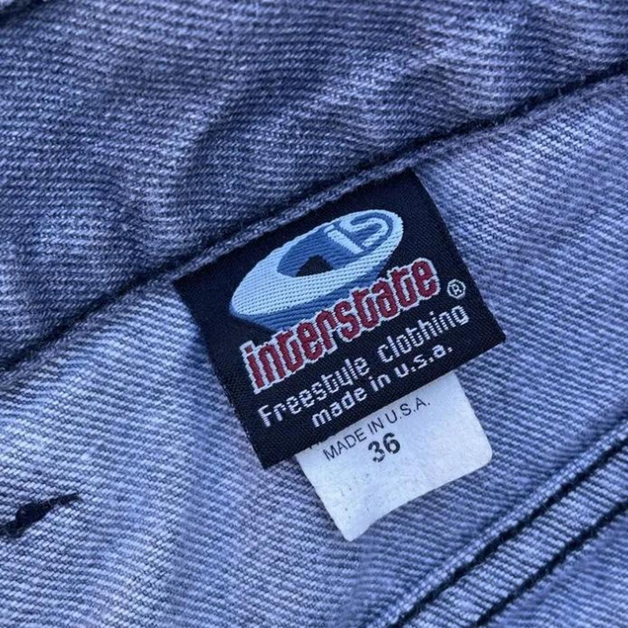Vintage Interstate Jeans Grey. Good condition with... - Depop