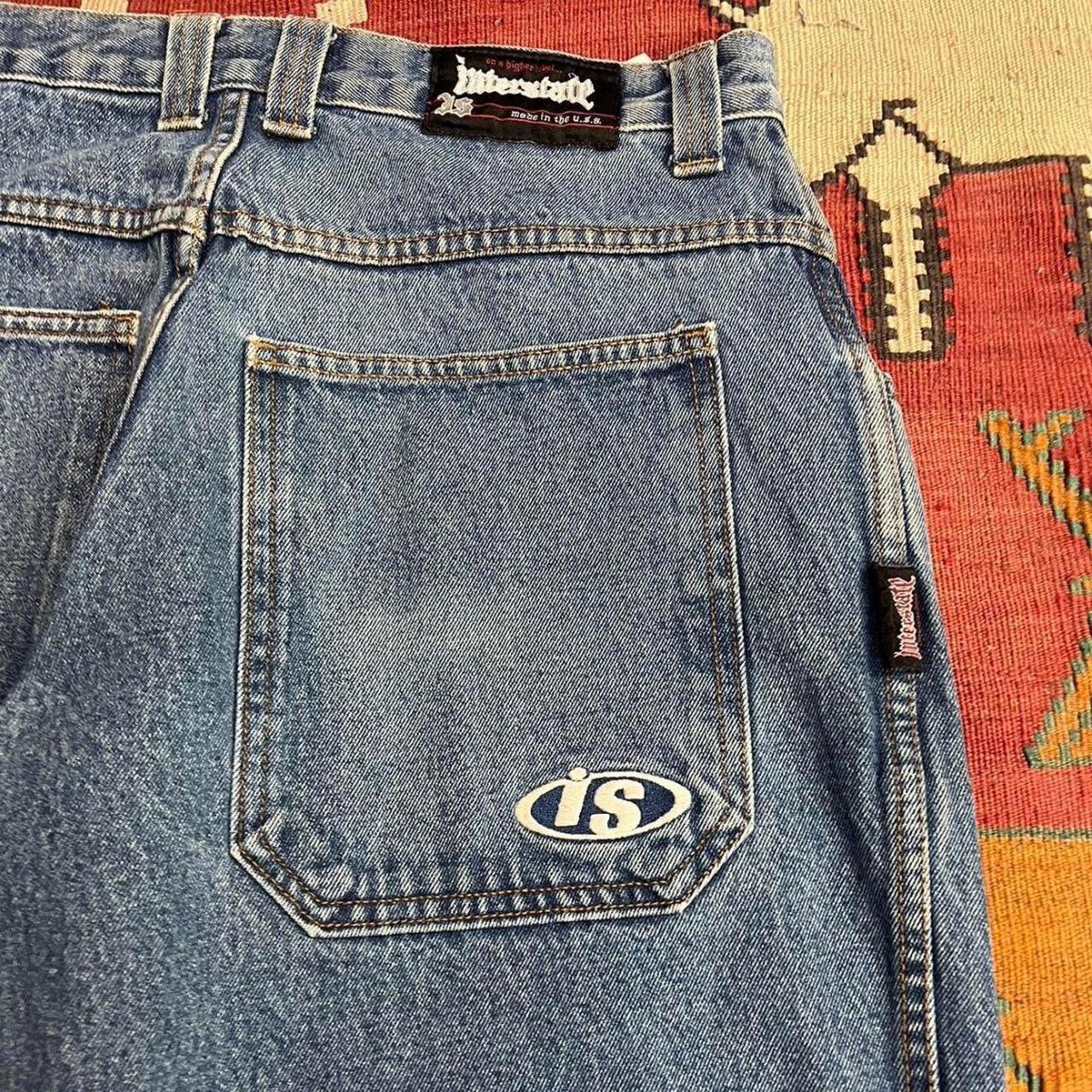 Vintage 90s Y2K IS Interstate Made In USA Pocket... - Depop