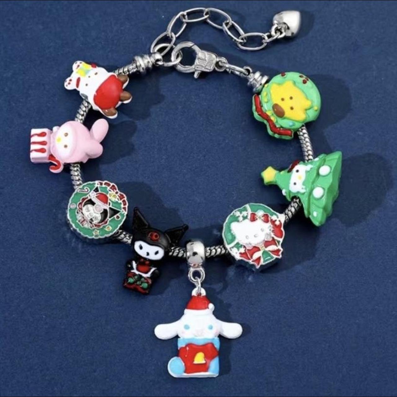 Pandora style Bracelet with Hello Kitty and Sanrio... - Depop
