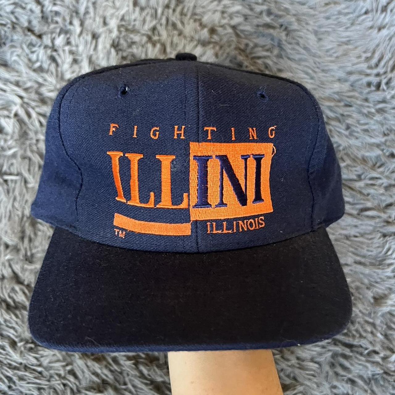 U of I FIGHTING ILLINI HAT - Adjustable size -... - Depop