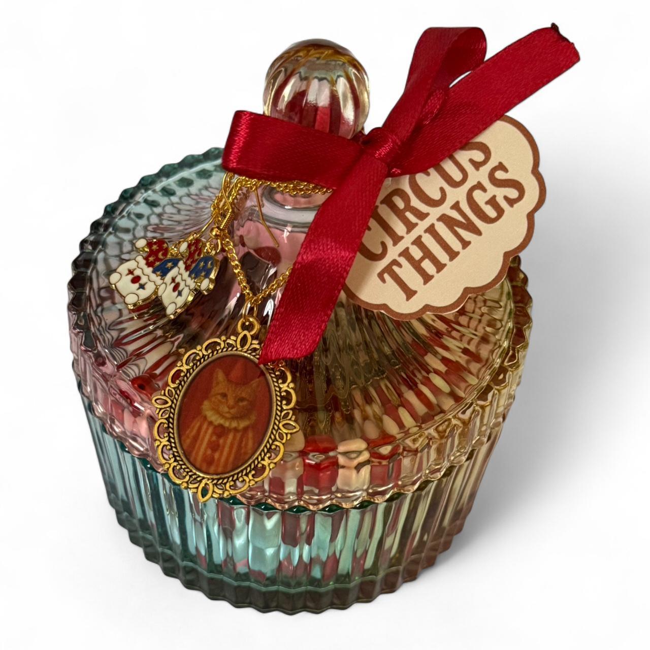 Circus Things Jewelry Jar 🎪 A whimsical jar filled... | Depop