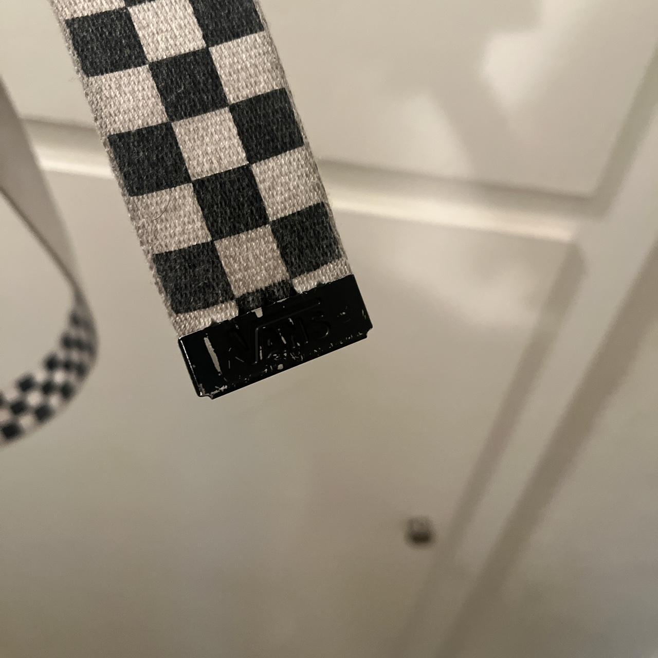 Vans checkered belt Slight wear on the buckle #vans... - Depop