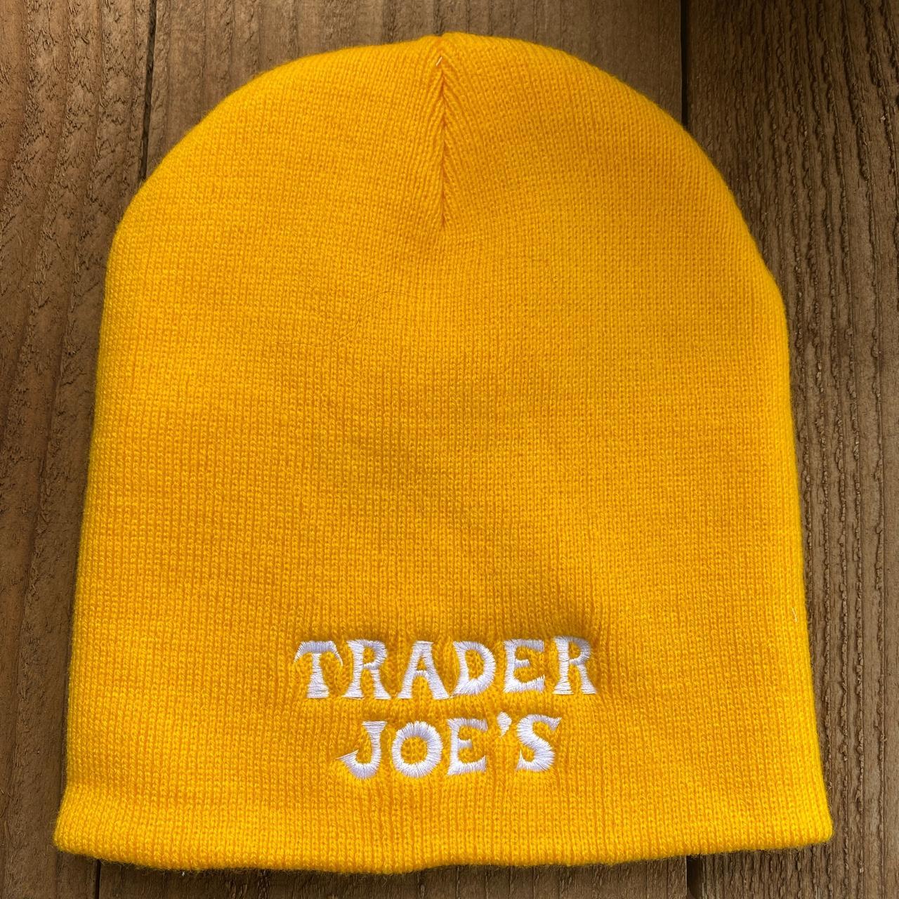 Never worn. Mustard yellow Trader Joe’s beanie. Rare... - Depop