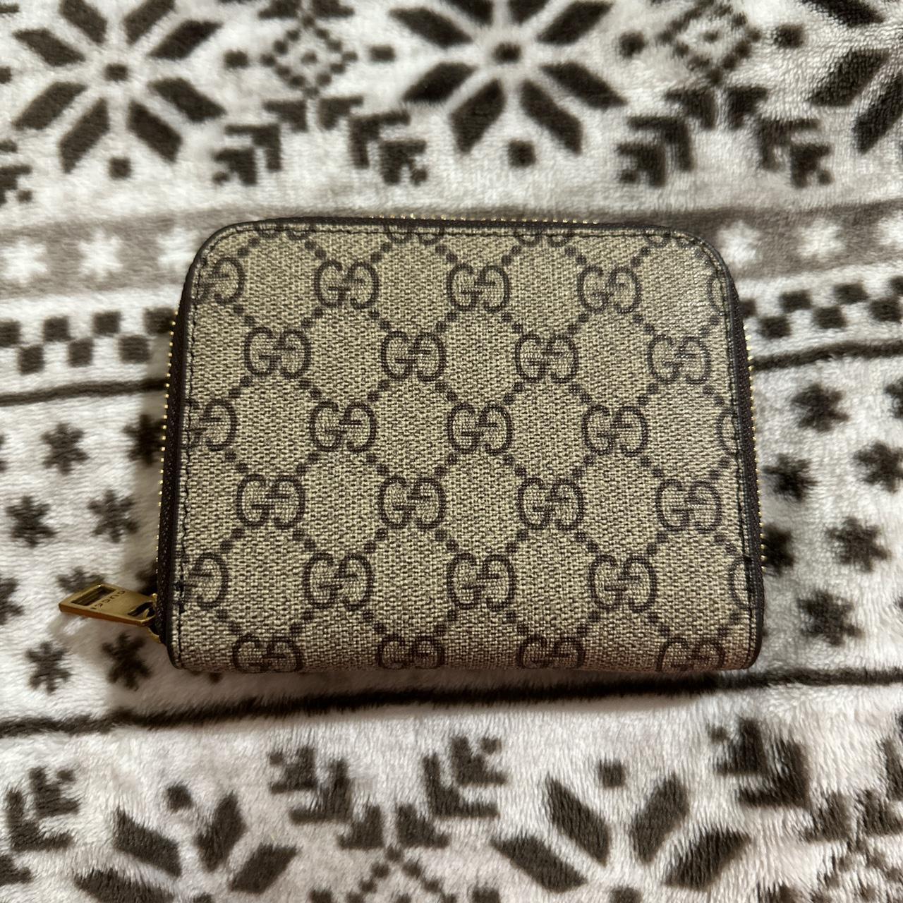 Gucci Women's Brown and Gold Wallet-purses | Depop