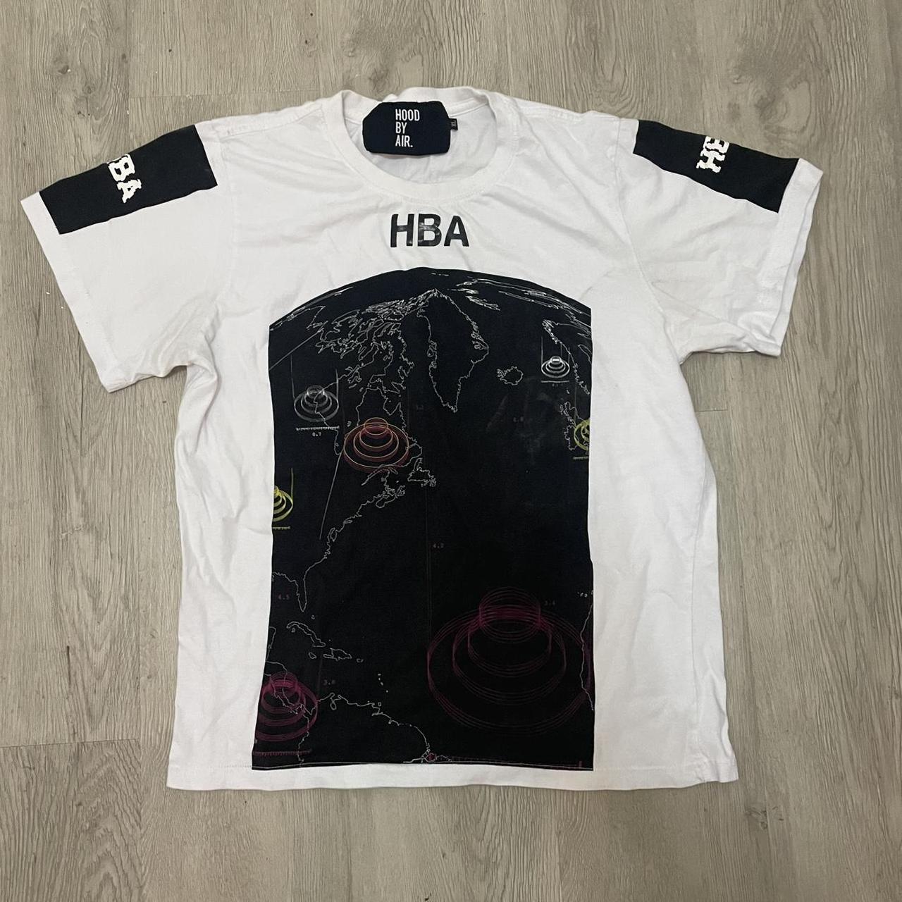 HBA HOOD BY AIR MAP SHIRT SIZE XL Shoot offers... | Depop
