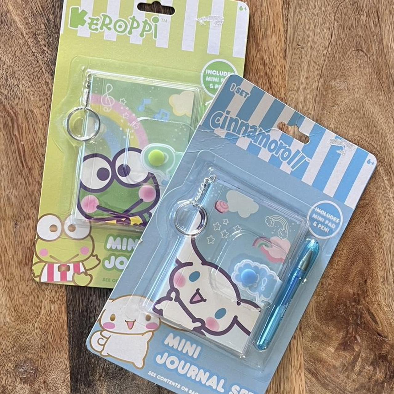 Keroppi and Cinnamoroll Sanrio mini journal set of 2... - Depop