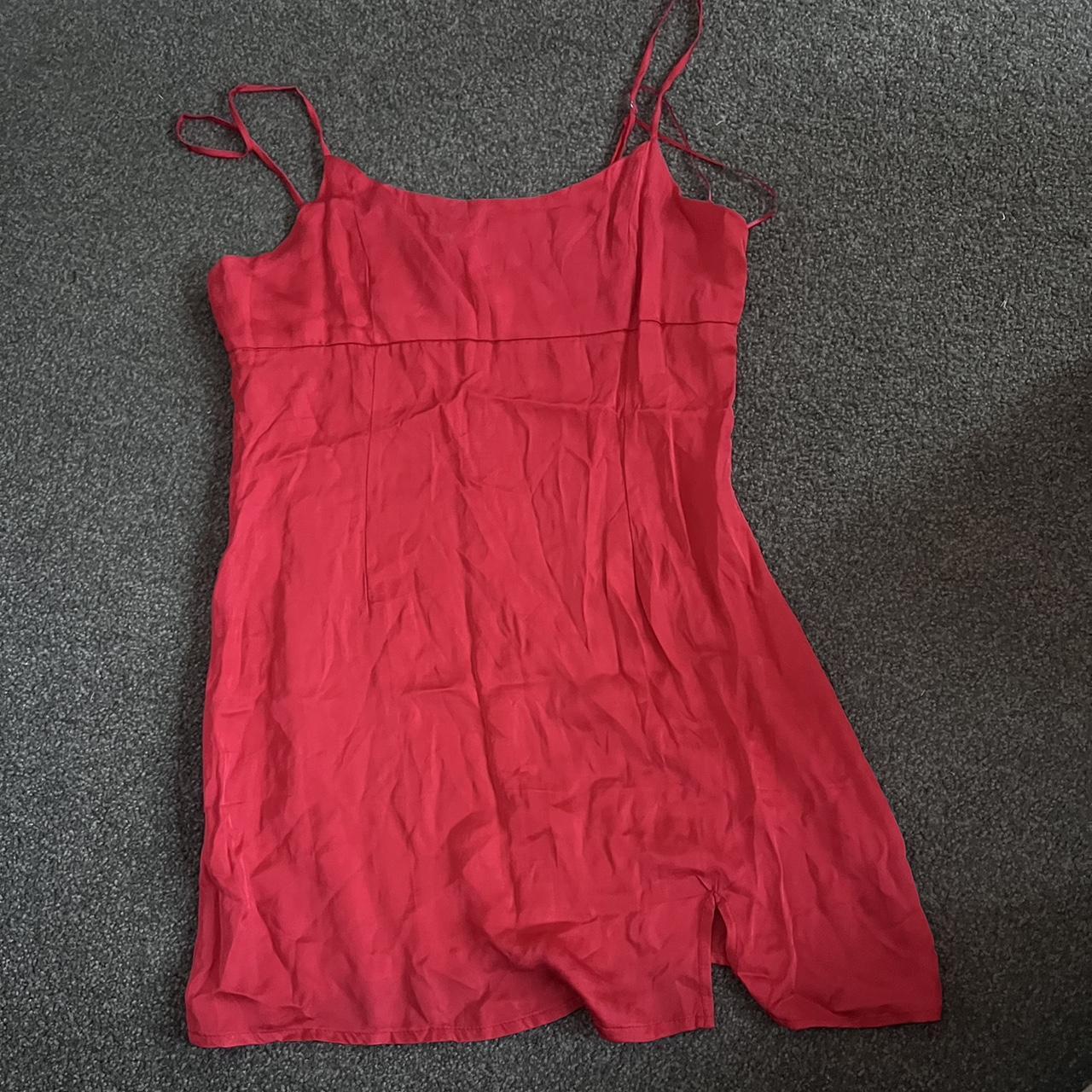 Jagger & Stone Red Mini Dress Size 12 Worn Once $20 - Depop