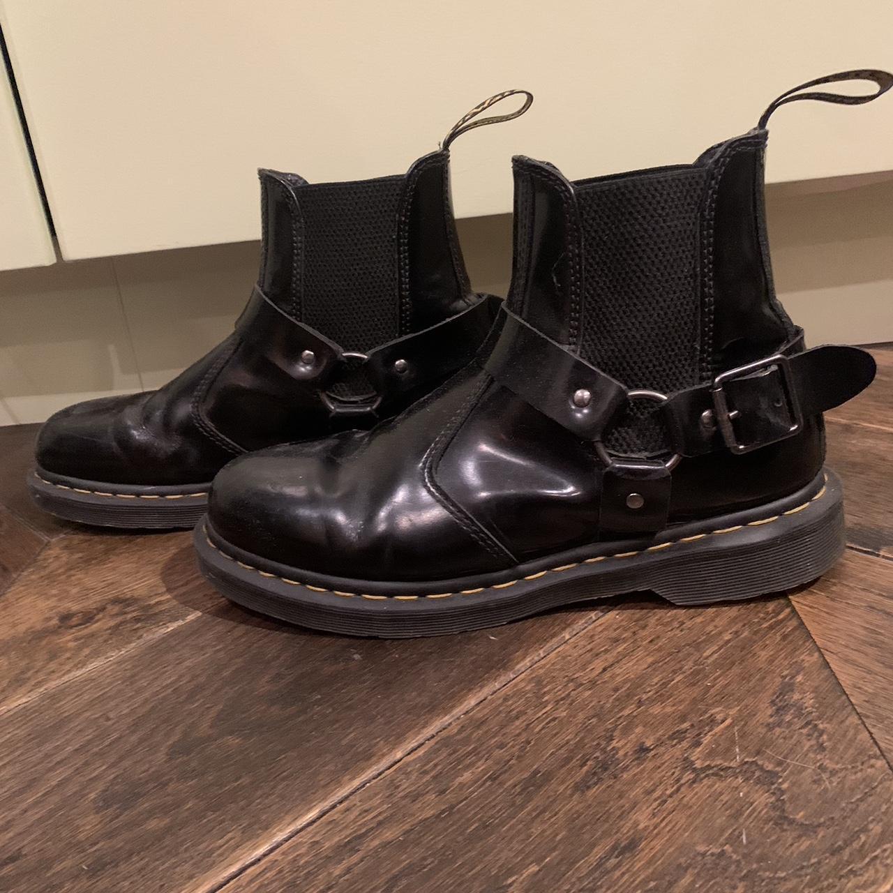 Dr Martens harness Chelsea boots Size 8, eu... - Depop