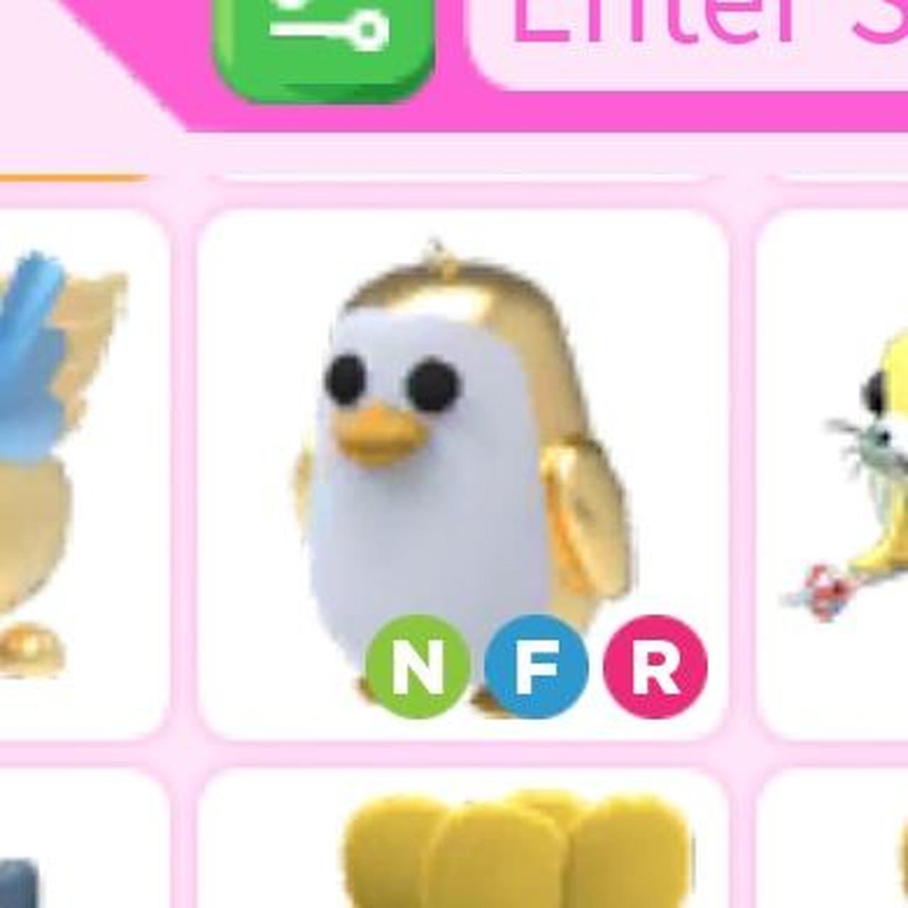 Neon fly ride golden penguin! My username is:... - Depop