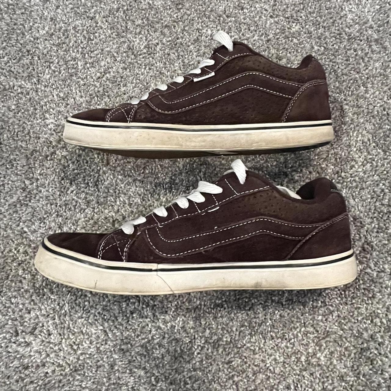 Chunky Vans Knu Skool Style Skate Vans Shoes Message... - Depop