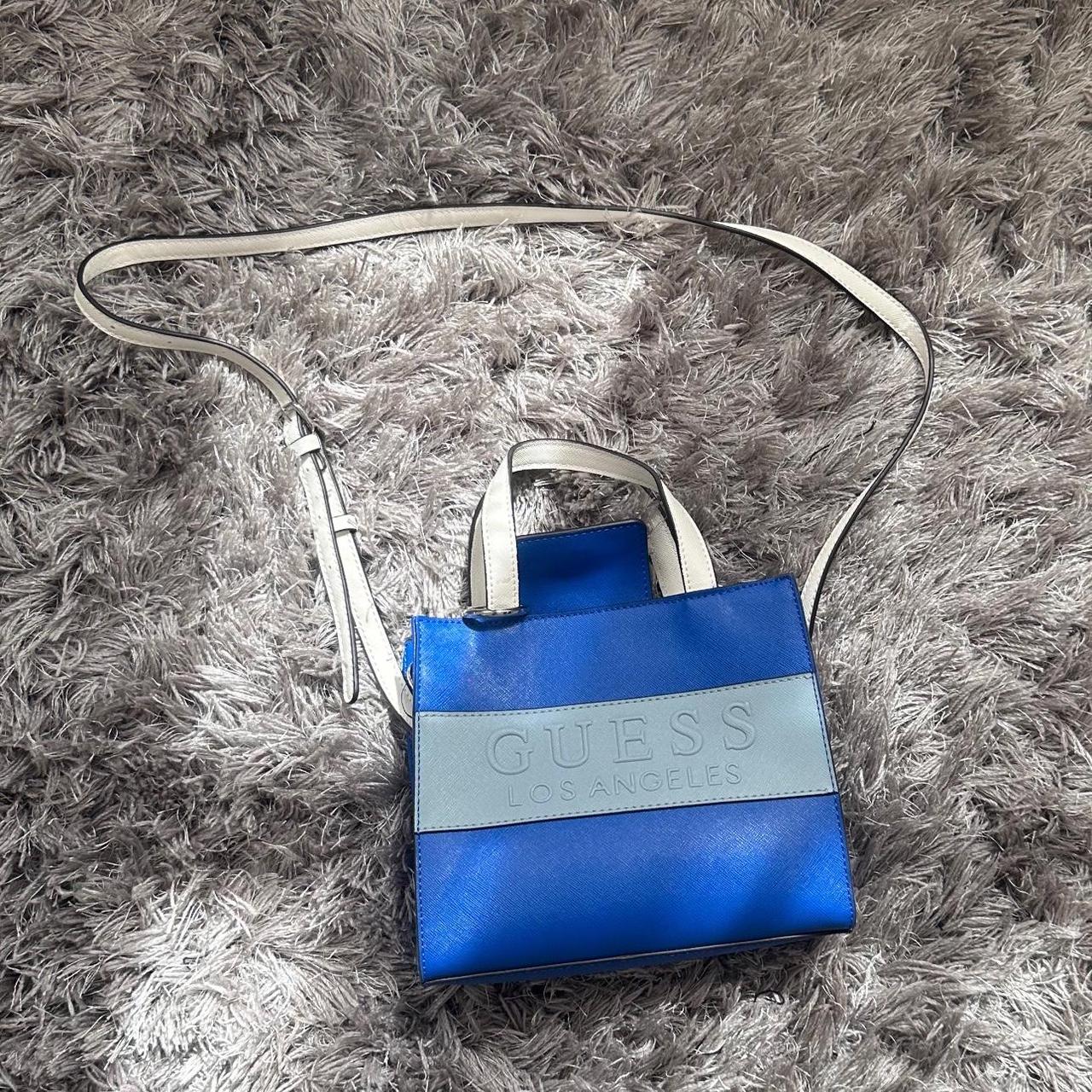 Brand new blue guess purse, never worn - Depop