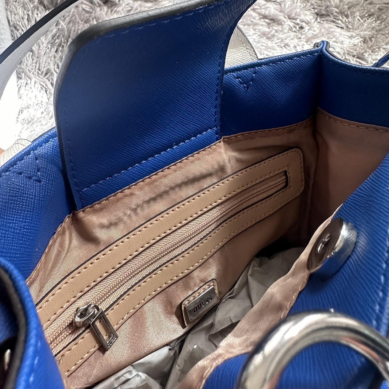 Brand new blue guess purse, never worn - Depop