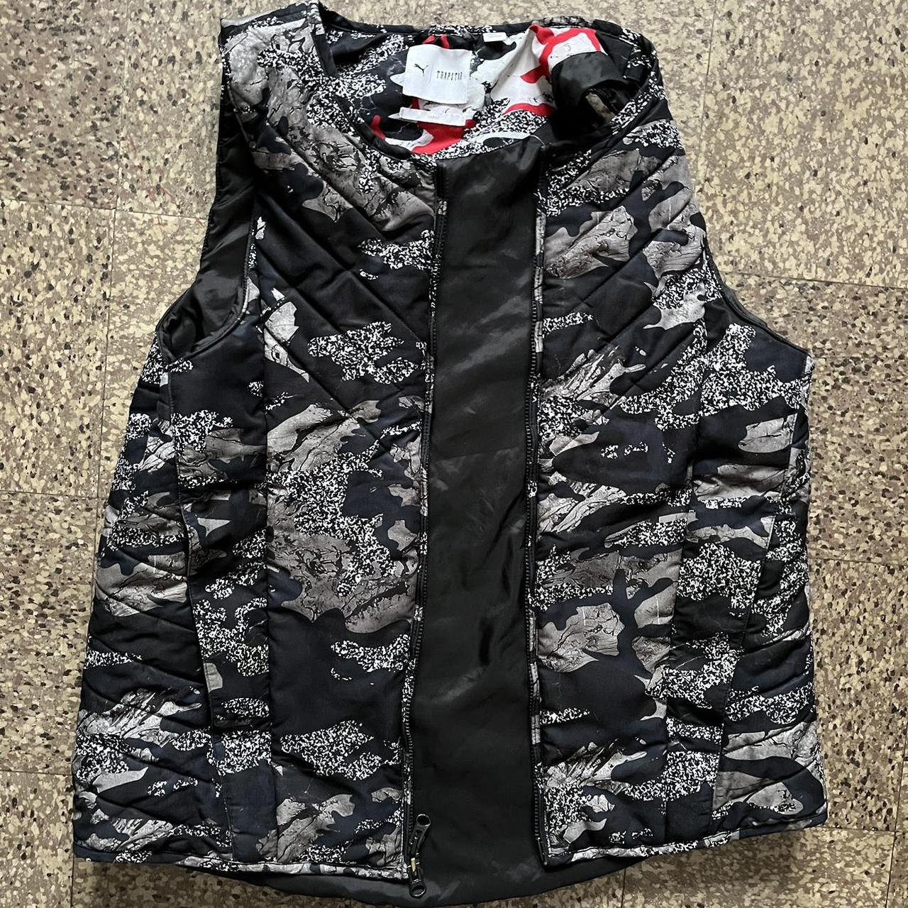 Uma x Trapstar Camo Puffer Vest -Unique peice from... - Depop