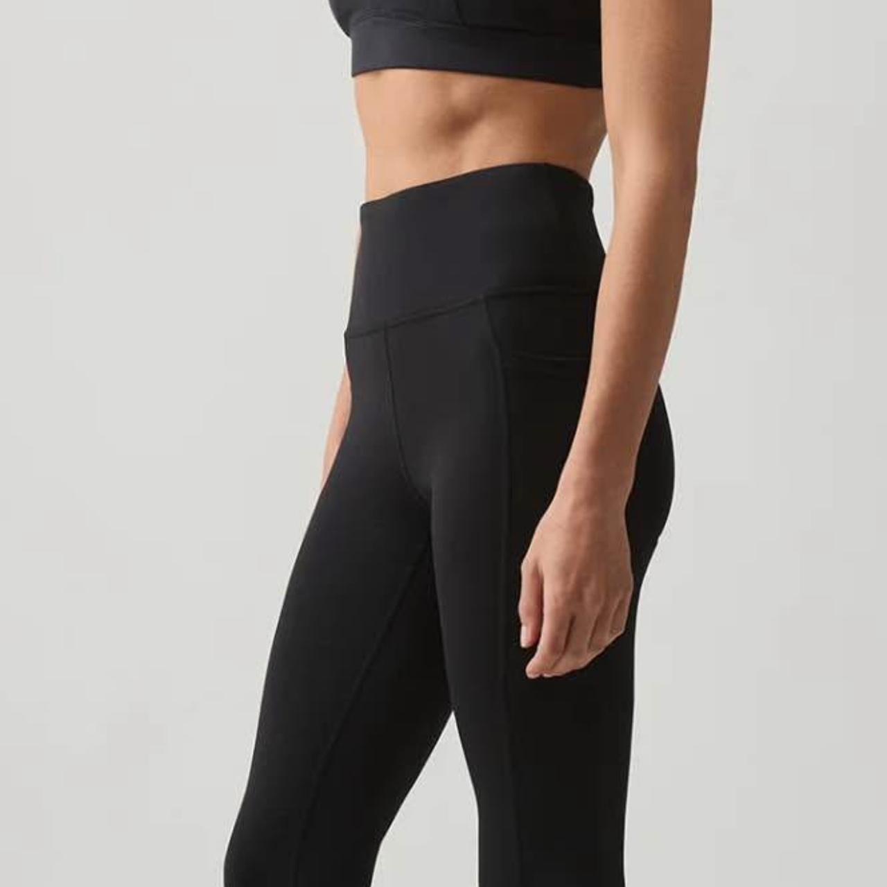 AJE BLACK FULL LENGTH LEGGINGS SIZE SMALL NEW... | Depop