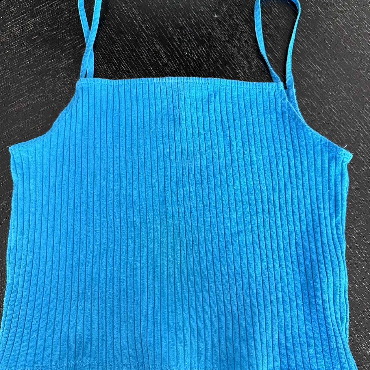 Electric blue VINTAGE FIND tank 💙⚡️ best fit 8/10 - Depop