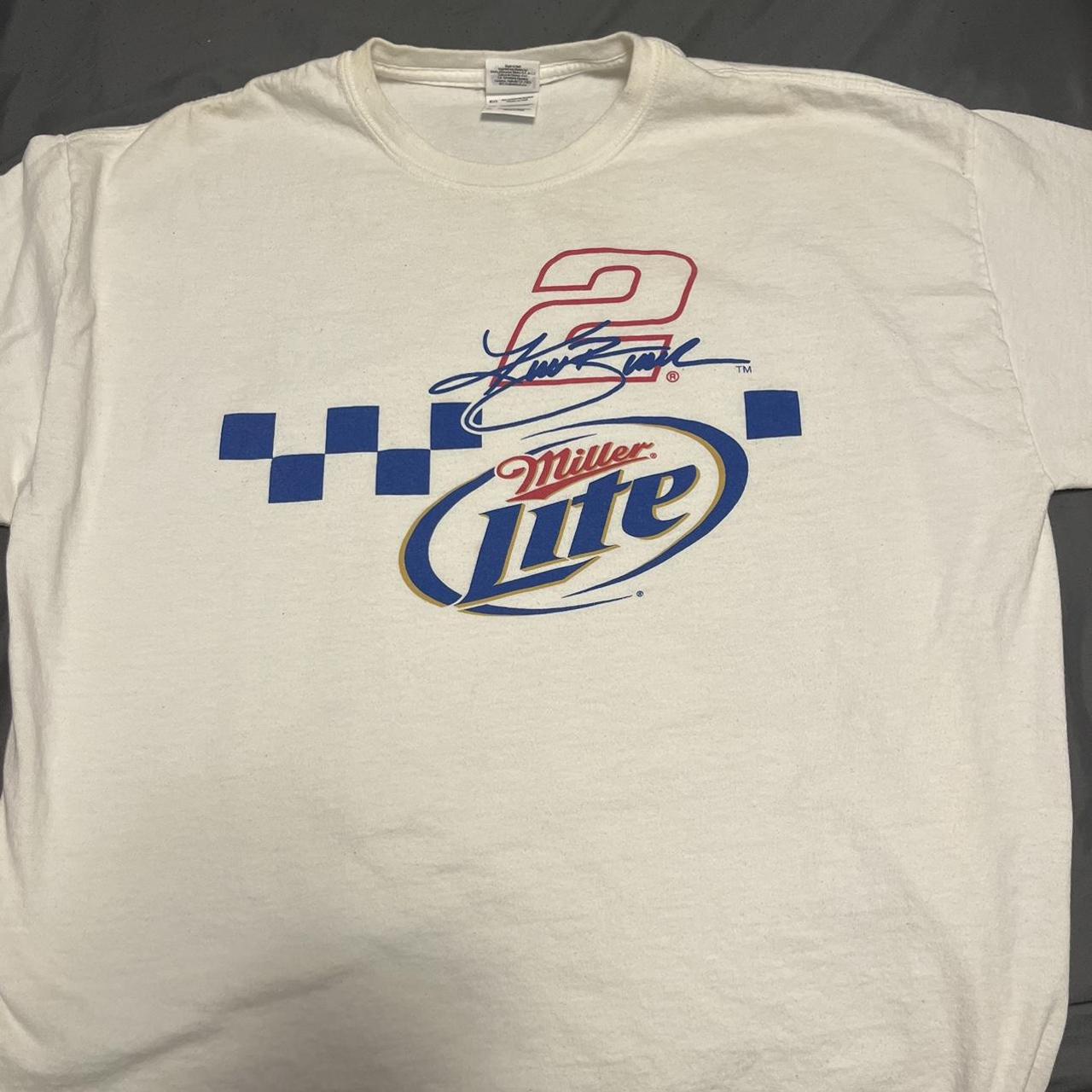 -Miller lite graphic T - Depop