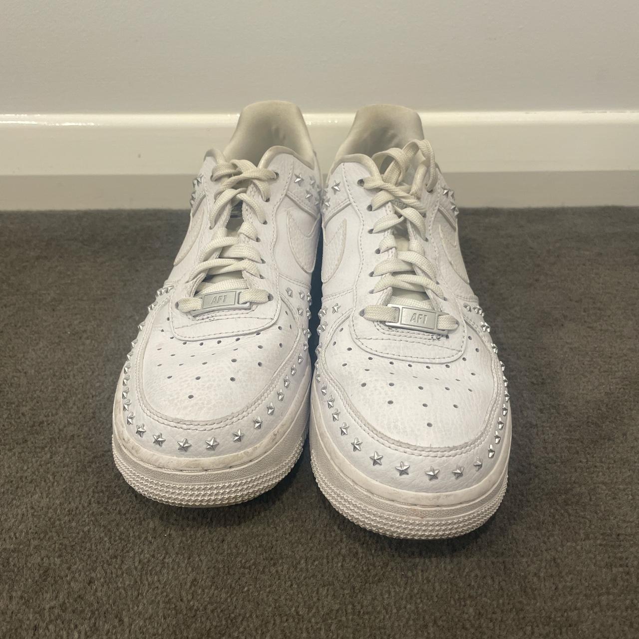Nike AF1 with stars - Size 8 - Depop