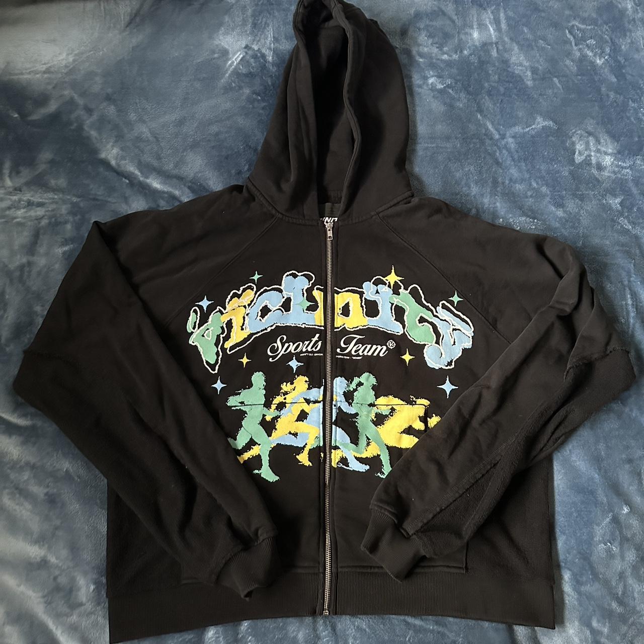 Vicinity Graphic Zip Up Hoodie - Unisex sizing,... - Depop