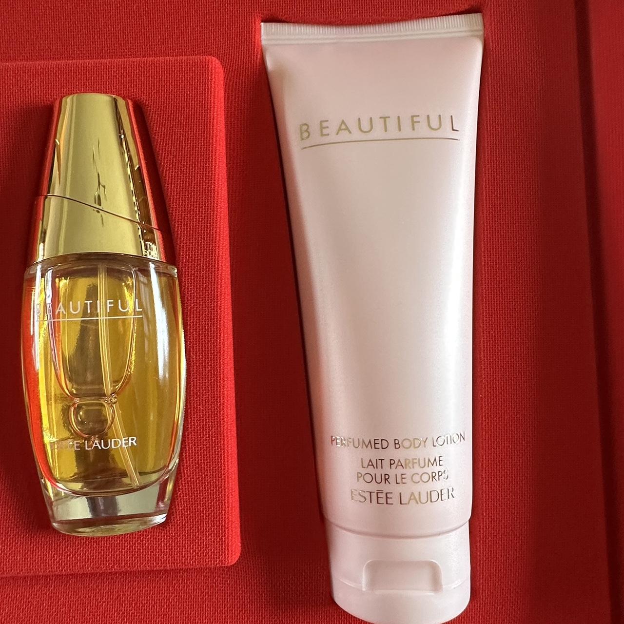 Estée Lauder Beautiful perfume 3 piece gift set - Depop
