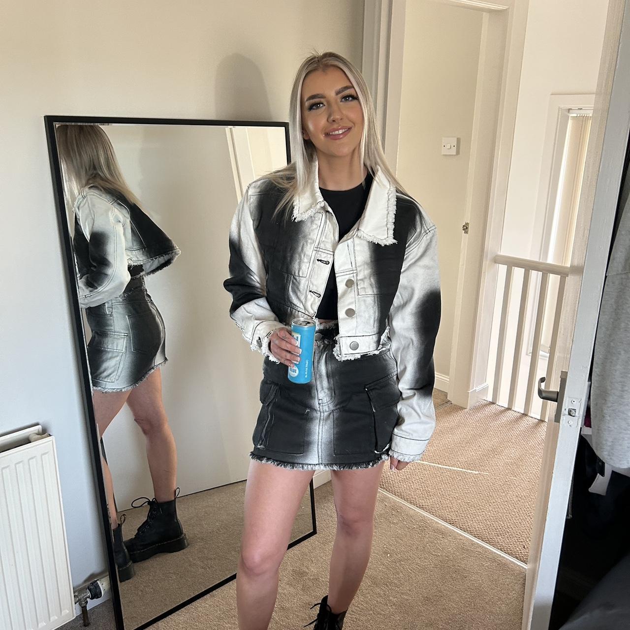 Ego denim Co ord Size 8 Worn once - Depop