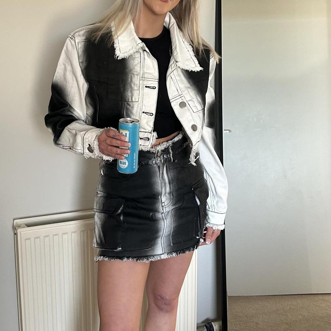 Ego denim Co ord Size 8 Worn once - Depop