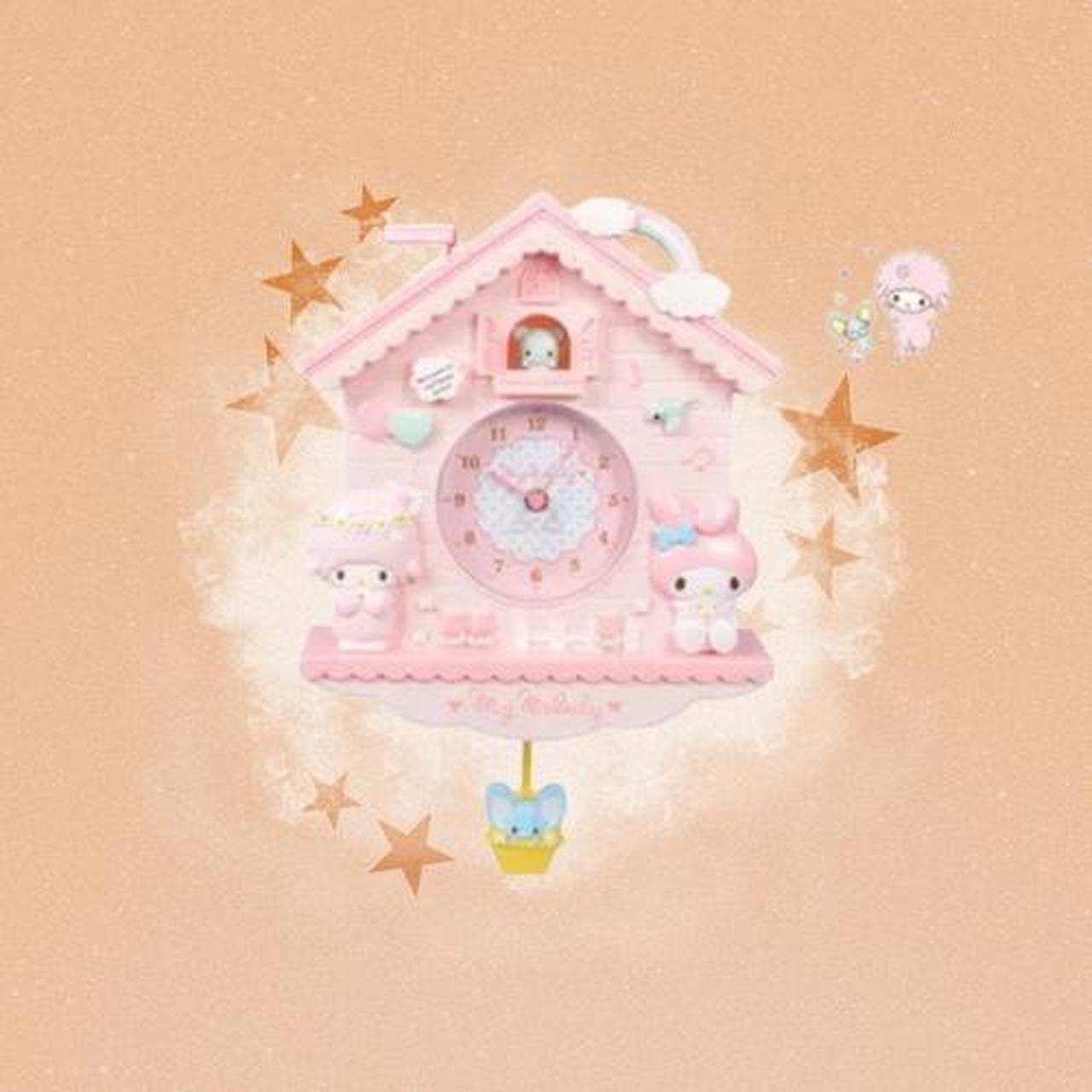 15x10in Sanrio Clock, Hello Kitty Clock, My Melody... - Depop