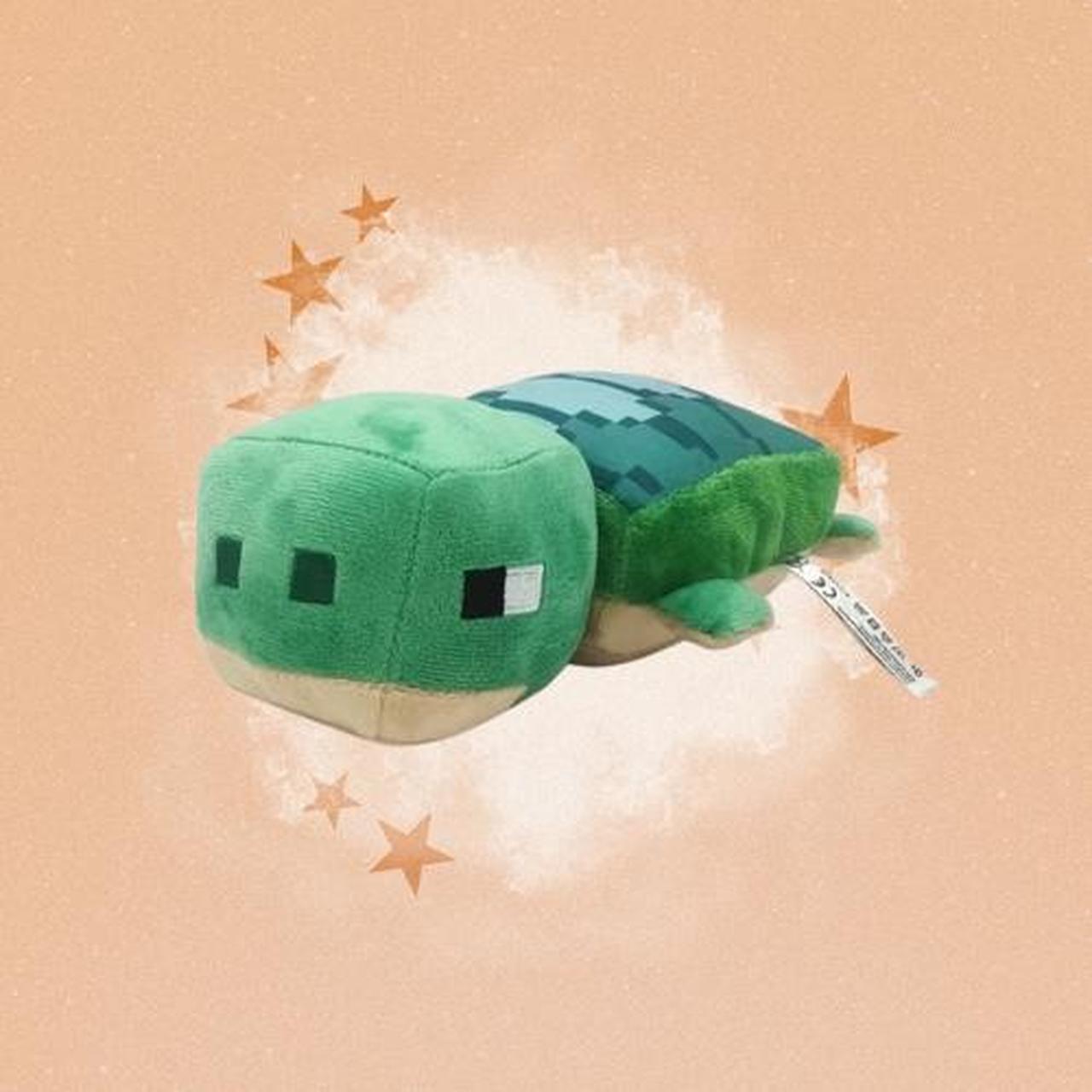Minecraft Sea Turtle Plushie, Adorable Cute Gamer... - Depop