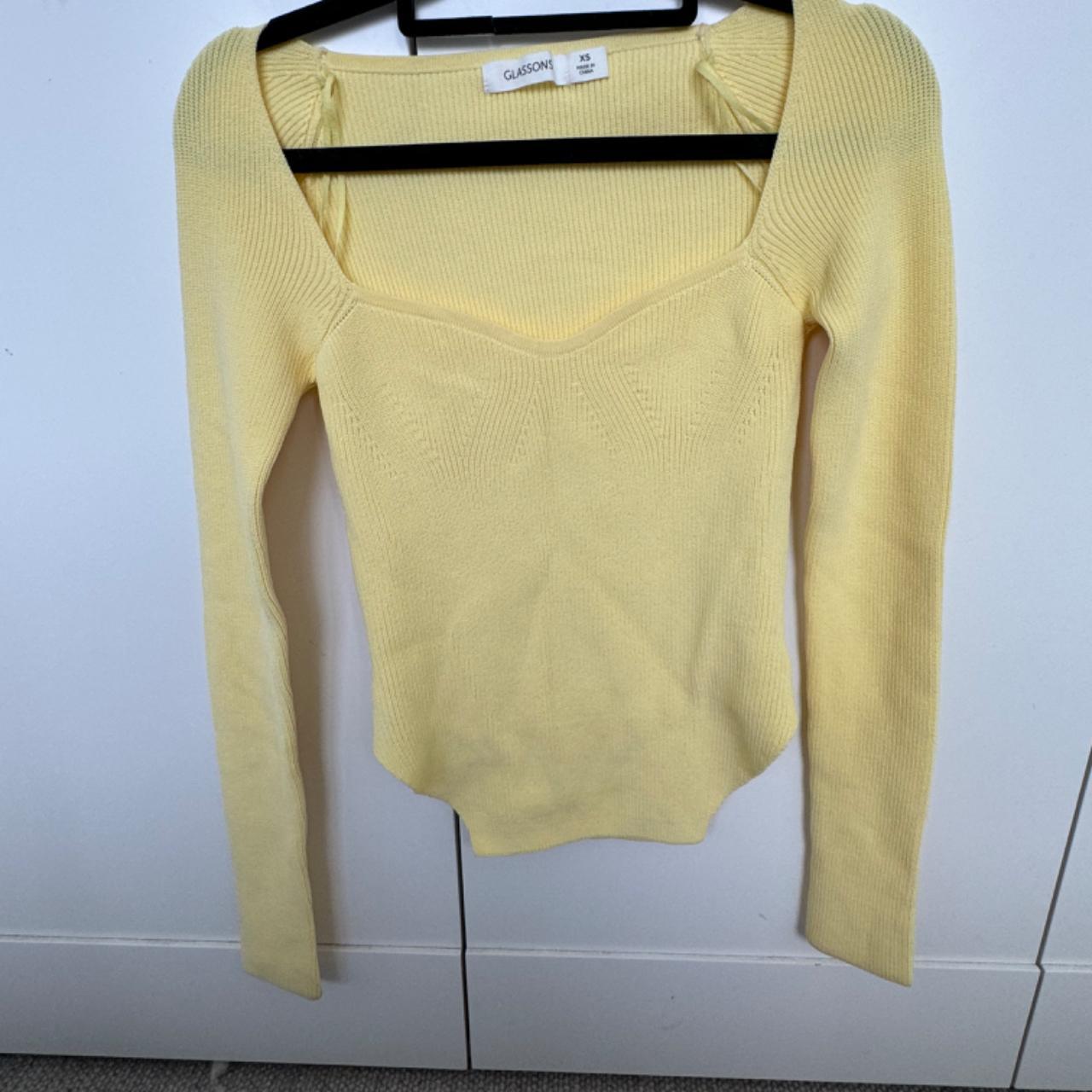 Glassons Longsleeve knit top - Size XS - Depop
