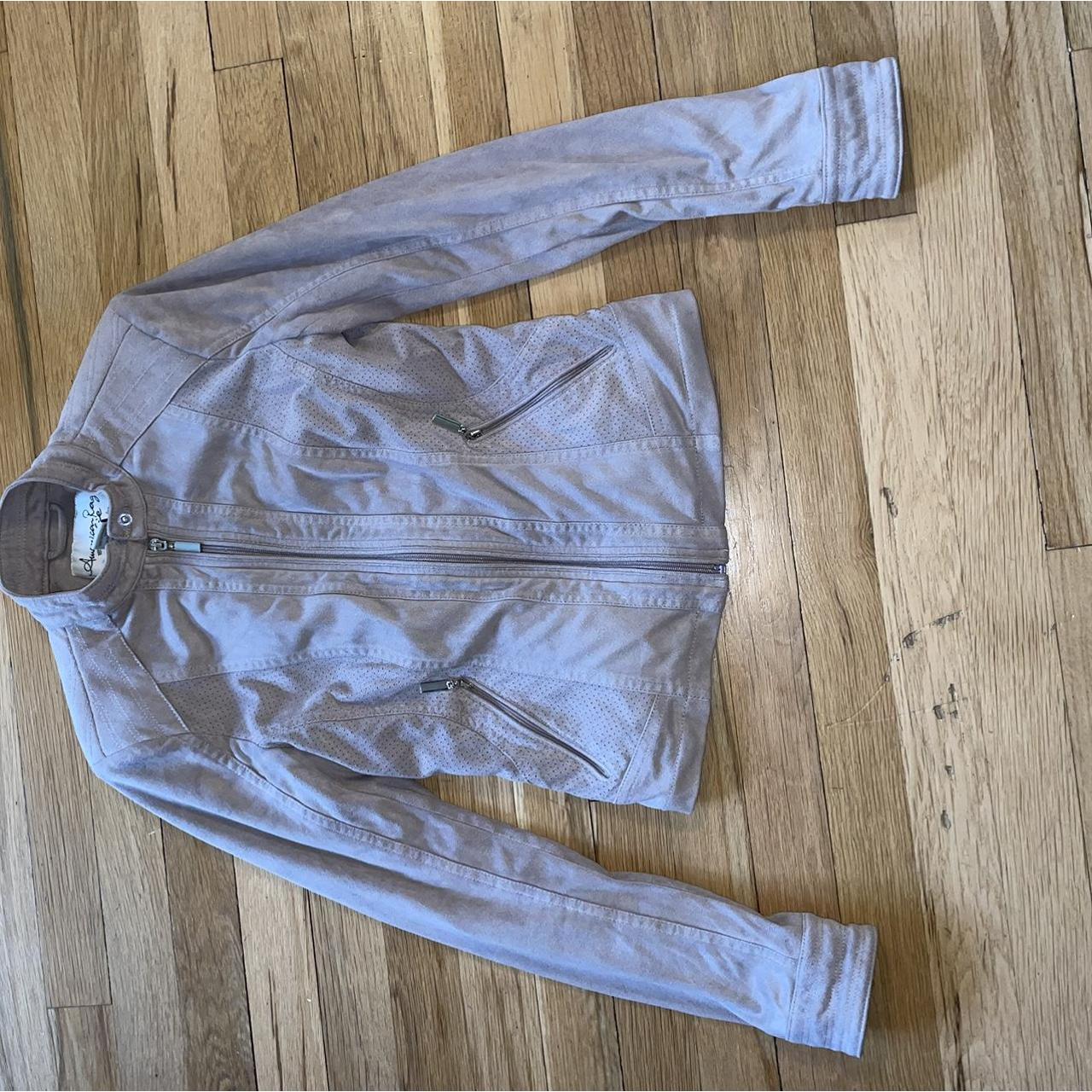 A very nice suede, American rag bomber jacket in... - Depop