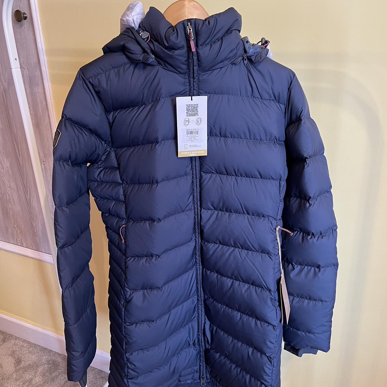 Women’s RAB Blue/Steel Deep Cover Parka Coat Size 14... - Depop