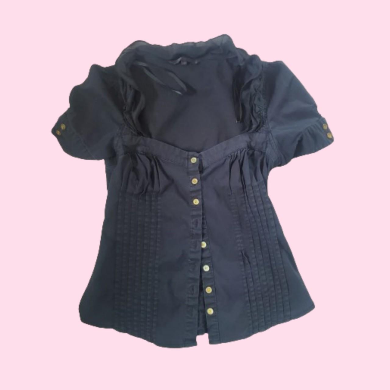 Old fatal frame inspired top! Tag says L but... - Depop