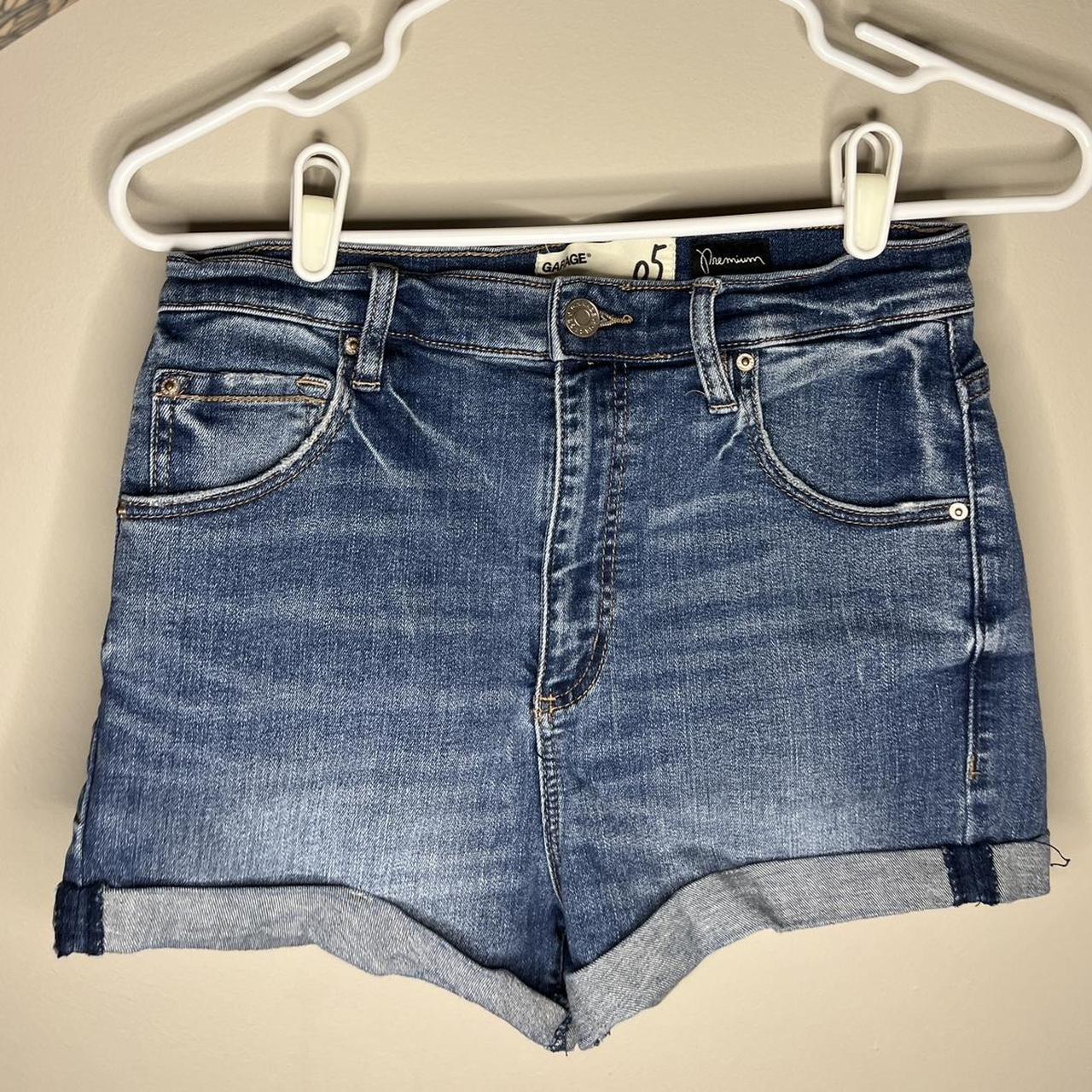 Garage Ultra High Rise Premium Denim Shorts US SIZE... - Depop