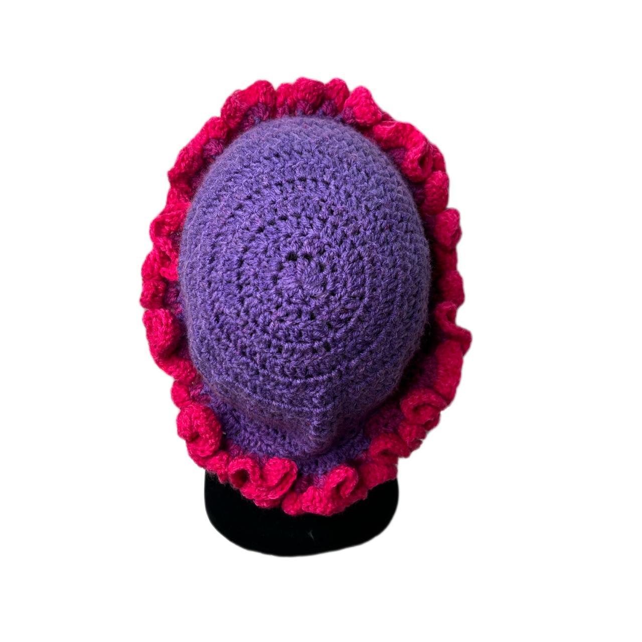 Women's Purple and Pink Hat | Depop