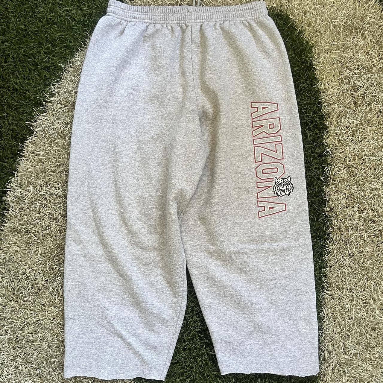 Arizona grey sweatpants super super baggy fits... - Depop