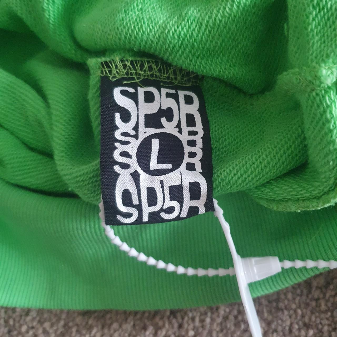 Green sp5der hoodie Size Large Brand new with tags... - Depop