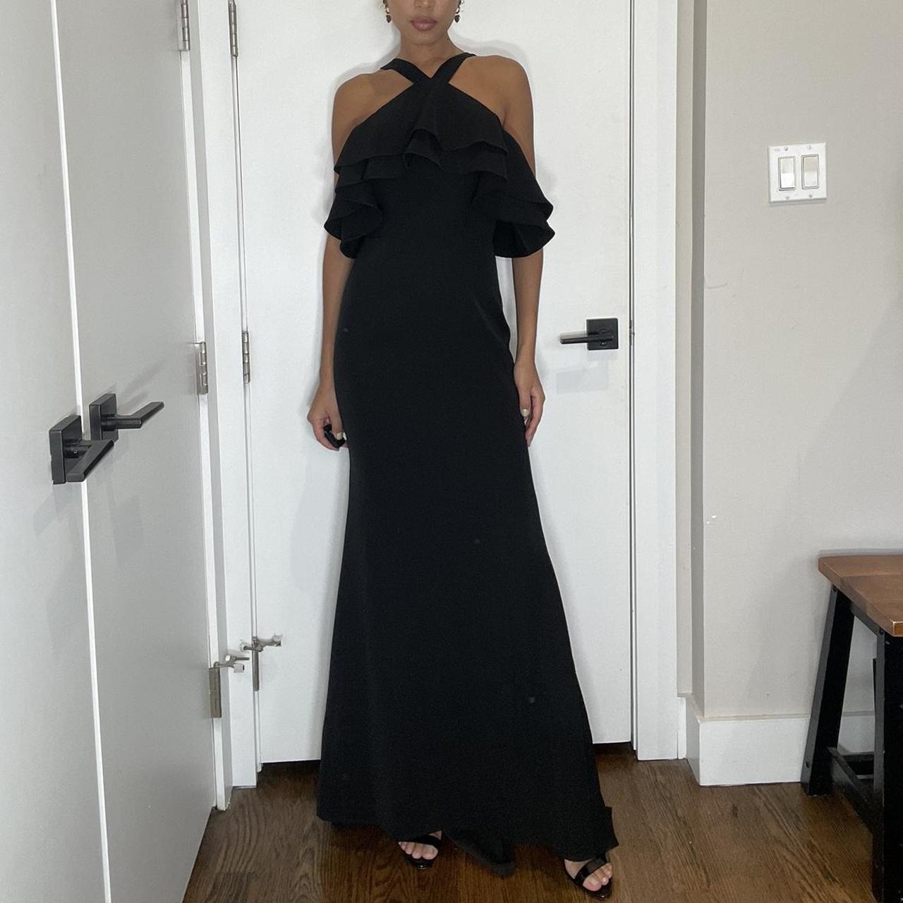 Jarlo Long black party dress! Size S - Depop