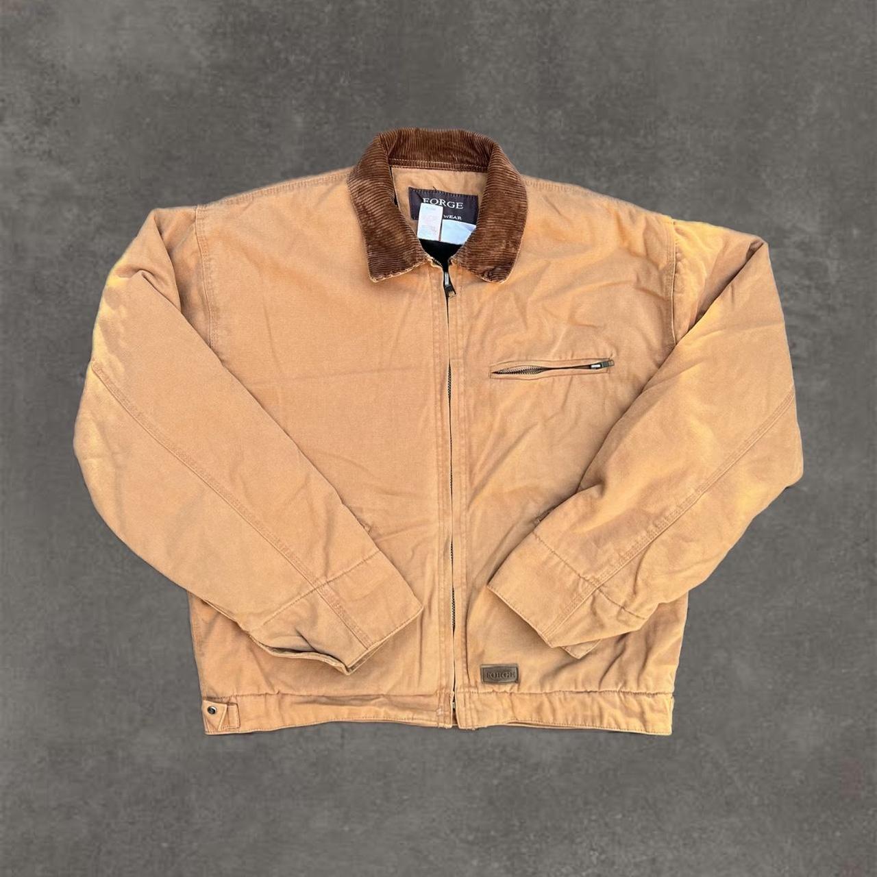 Forge workwear jacket. Large in size. Beautiful... - Depop