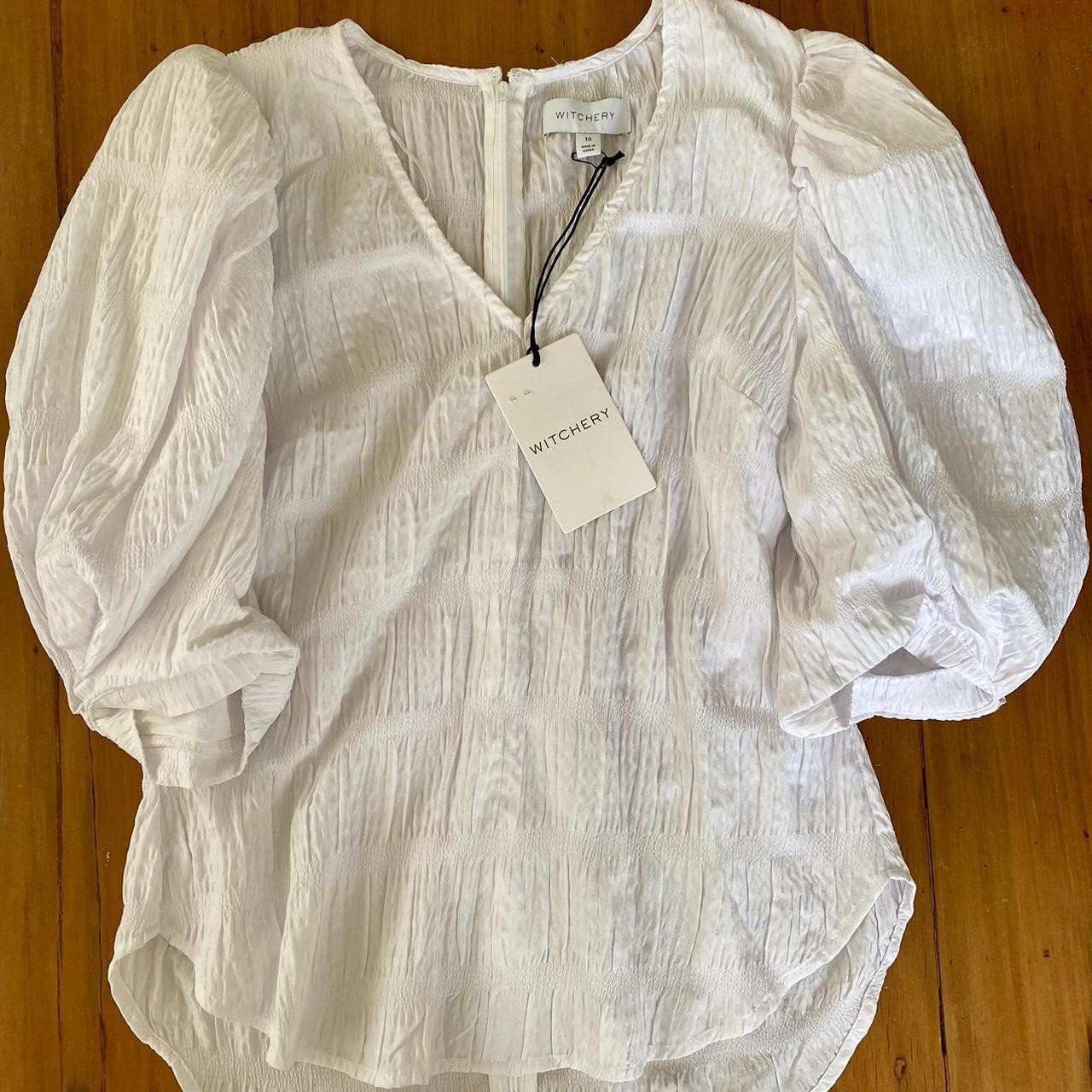 White Witchery Blouse | Size 10 | Brand new - Depop