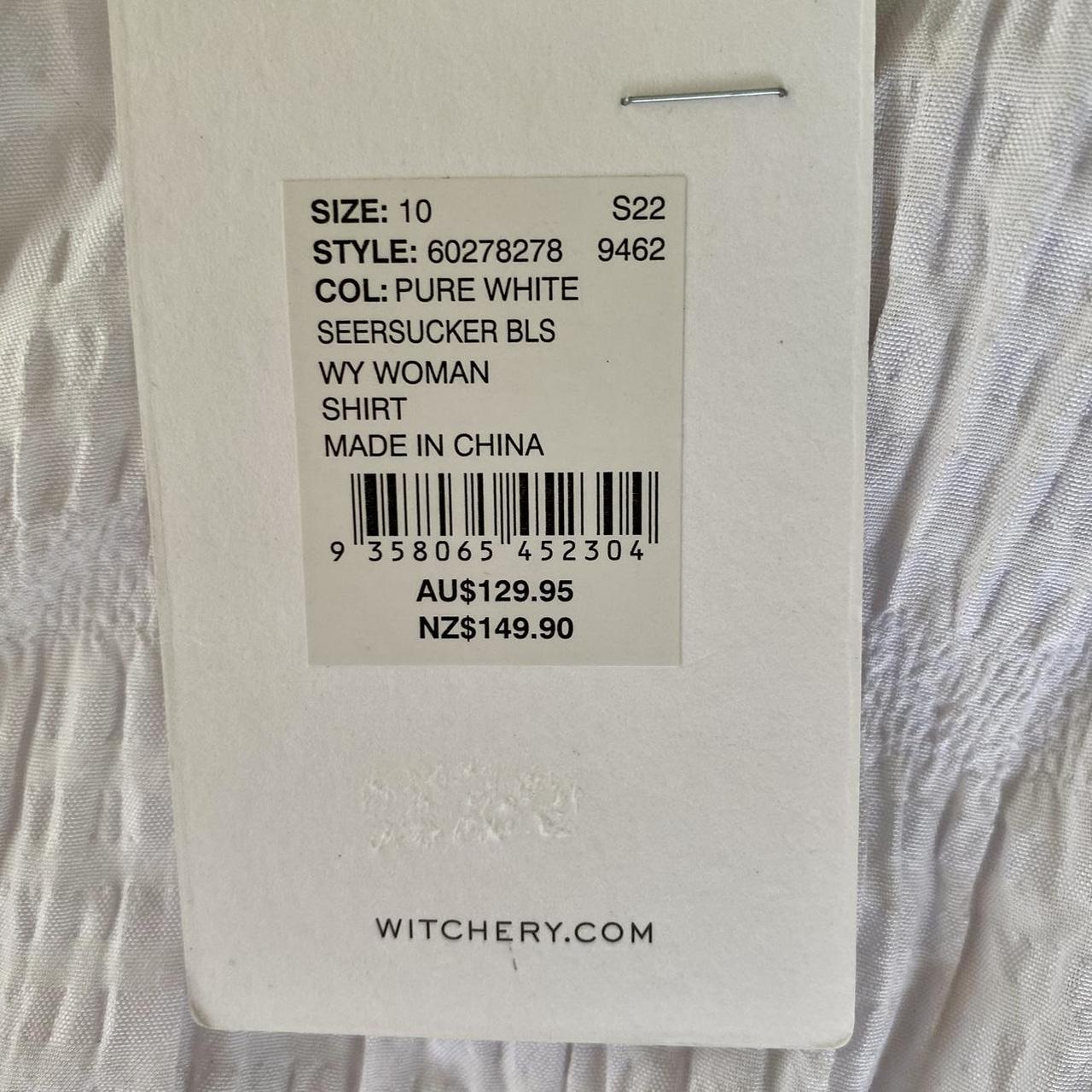 White Witchery Blouse | Size 10 | Brand new - Depop