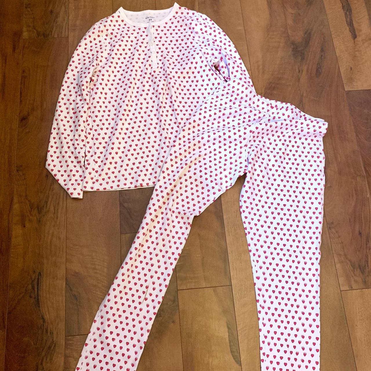 Roller Rabbit Women's Pink and White Pajamas | Depop